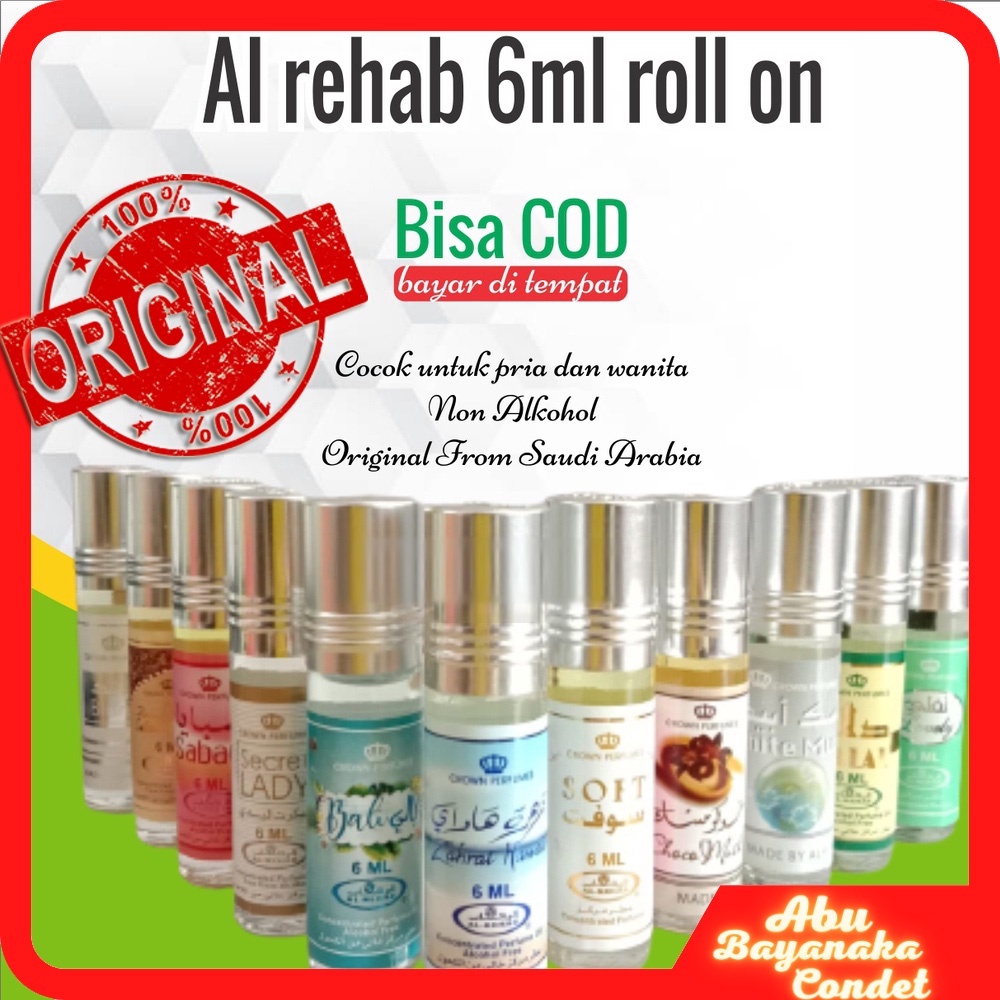 Jual Parfume Al-Rehab ORIGINAL dari Arab Saudi | None Alcohol 100% ...