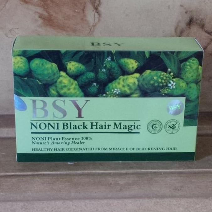 Jual shampoo C BSY NONI BLACK HAIR MAGIC SHAMPOO - 1BOX - 20 SACHET ...