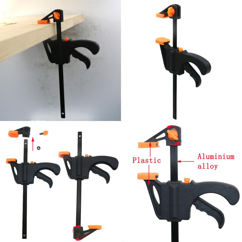 Jual ALAT PENJEPIT KAYU F CLAMP KLEM KAYU 4 INCI INCH QUICK RELEASE F ...