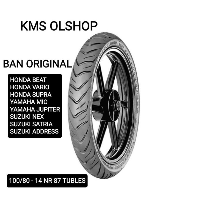 Jual BAN LUAR IRC 100/80 14 NR 87 TUBLES BAN IRC 100/80-14 NR 87 TL ...