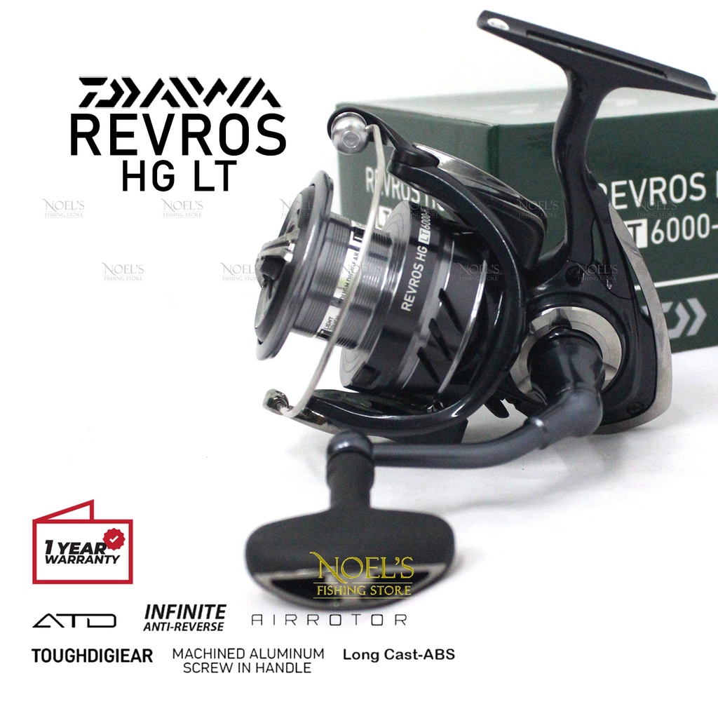 Jual Reel DAIWA REVROS HG LT | Power Handle | Resmi | 1000 2000 2500 3000 4000 5000 6000 ...
