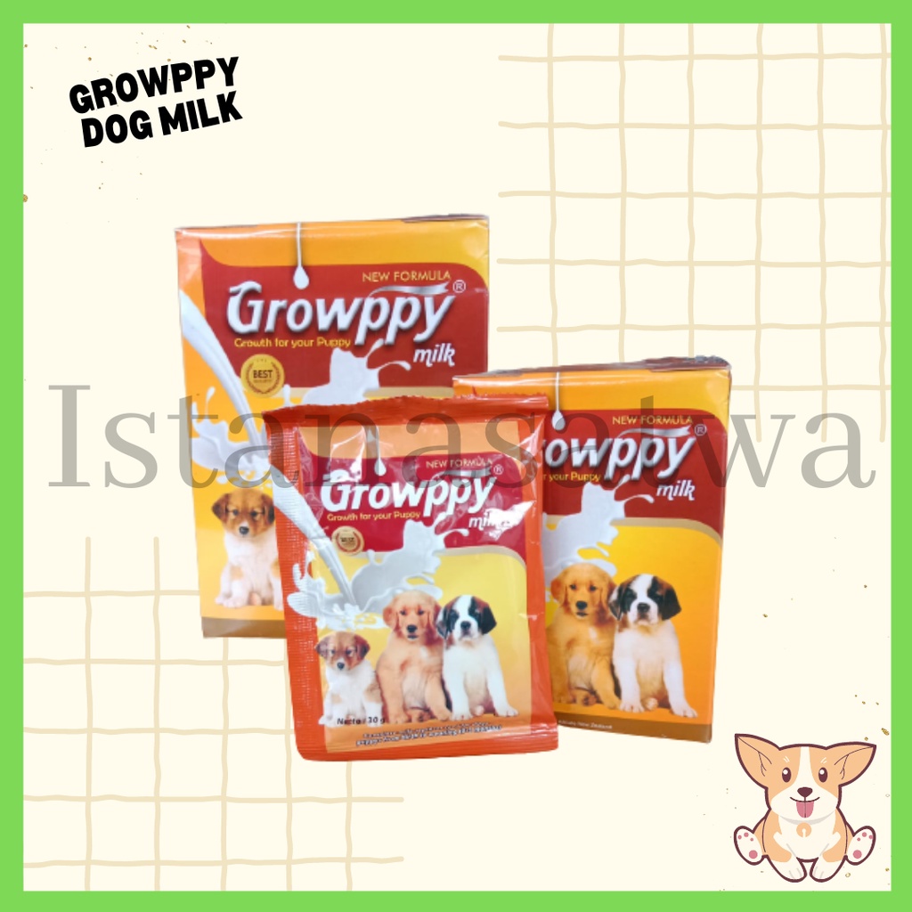 Jual Growppy Dog Milk Puppy 30gr - Susu Anak Anjing (Per Pcs) | Shopee Indonesia