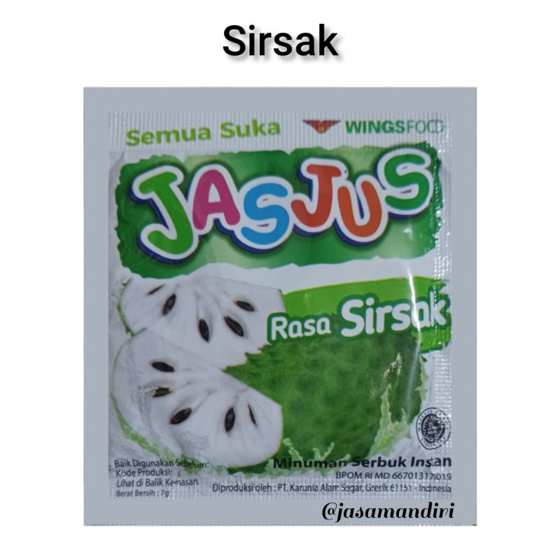 Jual Jasjus Minuman Serbuk Instan Sachet 10 x 7gr | Shopee Indonesia