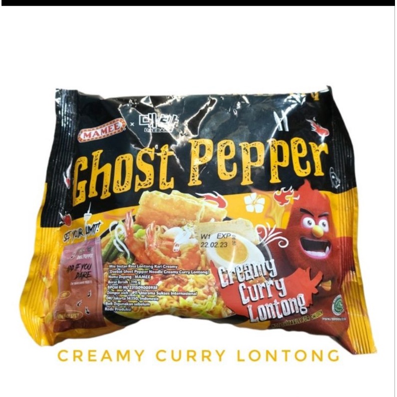 Jual Mamee Ghost pepper rasa creamy lontong | Shopee Indonesia