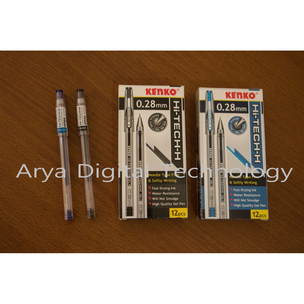 Jual Pulpen Hi Tech 0.28mm Gel Pen Kenko Bolpen Pena Balpen Murah Bagus ...