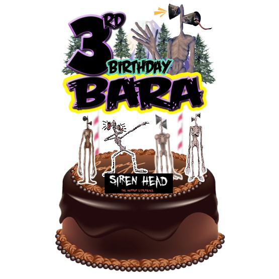 Jual Siren Head Topper Cake Birthday / Hiasan Kue Ulang Tahun | Shopee ...