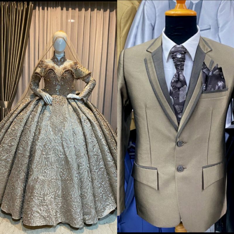 Jual GAUN PENGANTIN BARBIE COUPLE JAS PREMIUM//GAUN//JAS PREMIUM ...