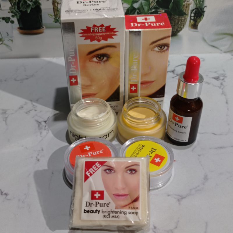Jual Paket lengkap Dr Pure Original BPOM(Sabun ,cream siang ,cream ...