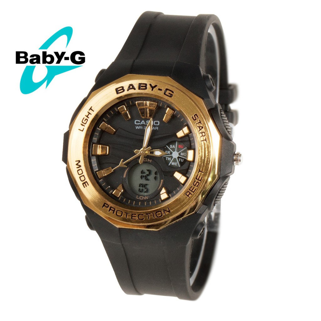 Jual JAM TANGAN WANITA BABY-G CASIO ESTENIA SERI BLACK EX | Shopee ...