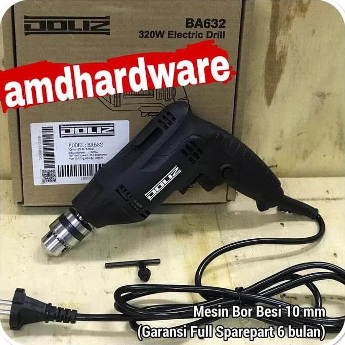 Jual Mesin Bor Tangan 10mm Doliz BA 632 Drill (maktec,makita,bosch ...