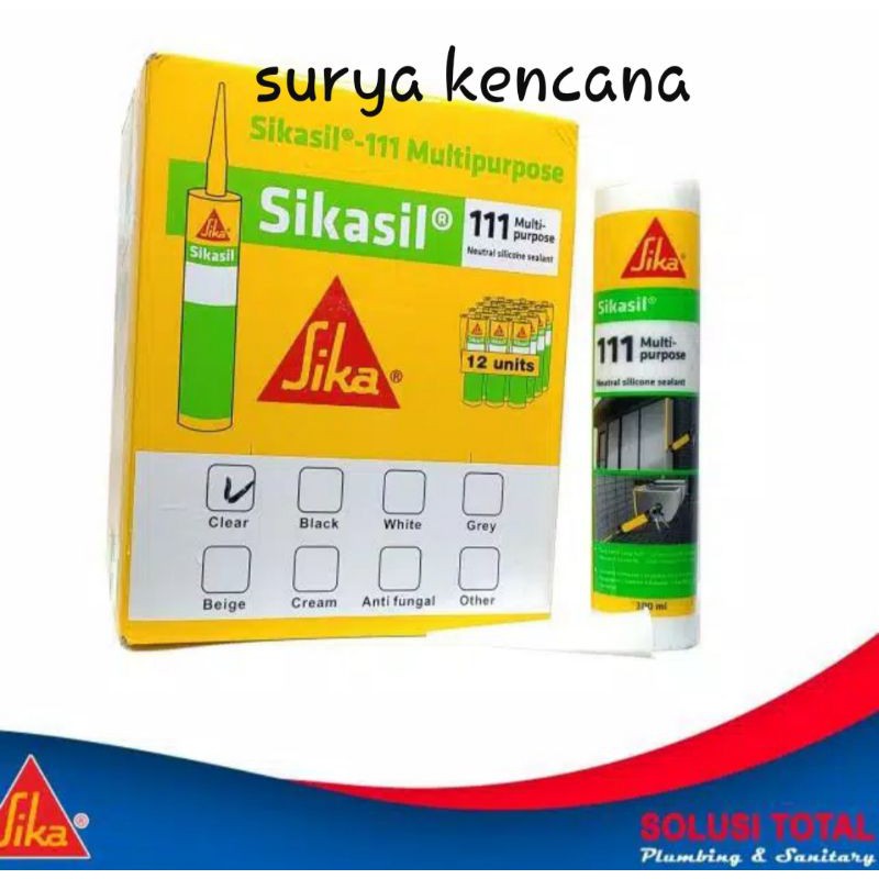 Jual Sikasil 111Multipurpose silicone sealant. | Shopee Indonesia
