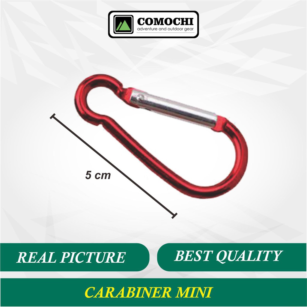 Jual CARABINER GANTUNGAN KUNCI 5 CM / KARABINER KECIL | Shopee Indonesia