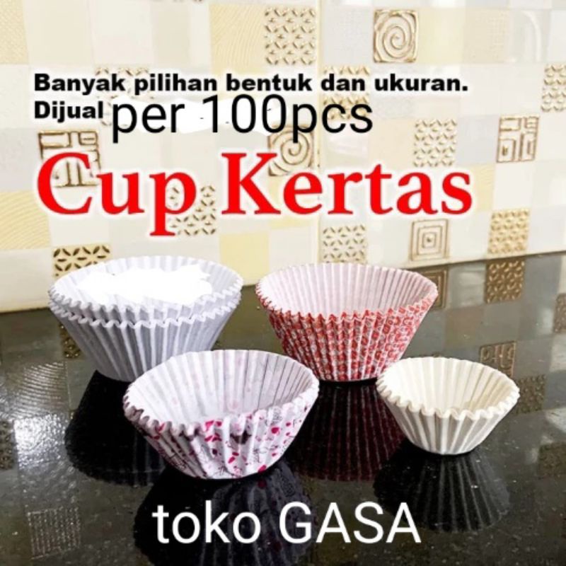 Jual Paper Cup Cake Case/cup roti kertas/Cup roti bolu kukus/cup roti ...