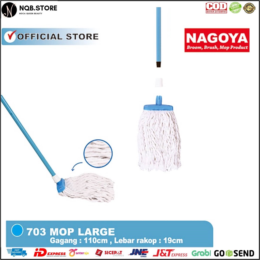 Jual NQB - Alat Pel Sumbu Nagoya L BESAR - Pengepel Lantai Mop Large 19 ...