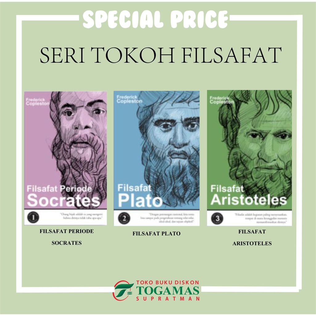 Jual SERI TOKOH FILSAFAT PERIODE SOCRATES/PLATO/ARISTOTELES/SANTO ...