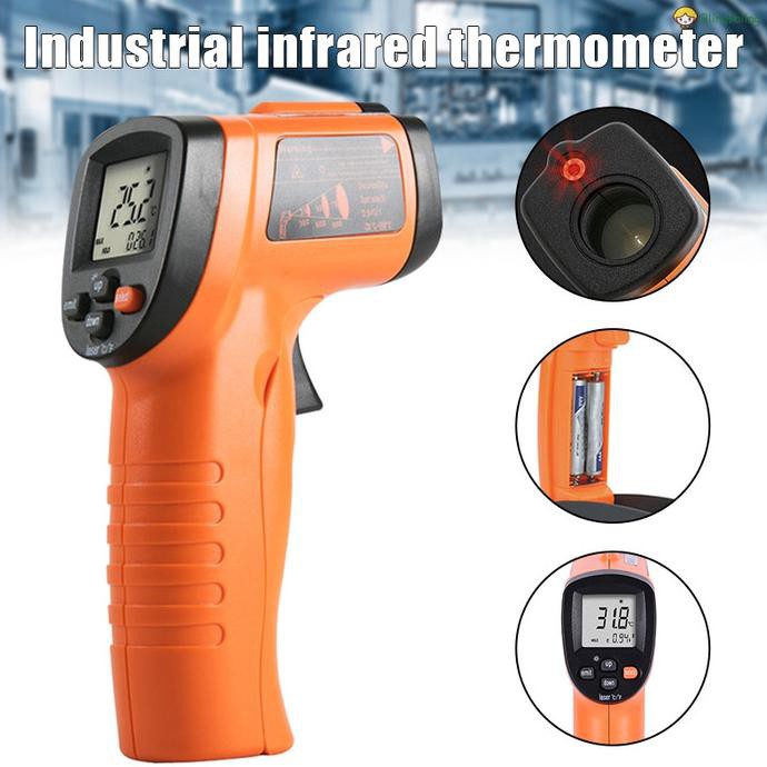 Jual Industrial Infrared Thermometer Digital Thermometer High Precision ...
