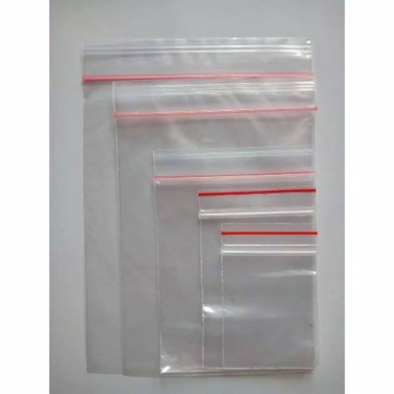 Jual Kantong plastik cetik isi 100pcs / zipper plastic / klip kecil ...