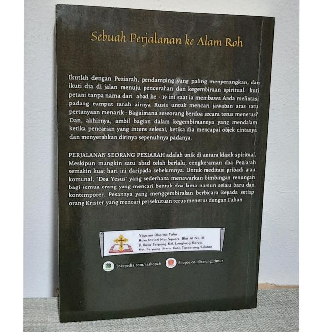 Jual Perjalanan Seorang Peziarah (Seri Spiritualitas Kristen Orthodox ... Jual Perjalanan Seorang Peziarah (Seri Spiritualitas Kristen Orthodox ...