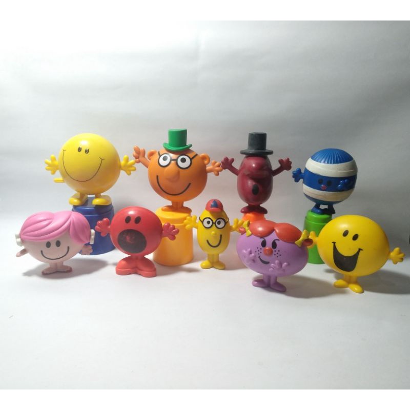 Jual Mr Men Happy Meal Mcd Mcdonald Mcd Rare Jadul Mrs Girl Antik Retro ...