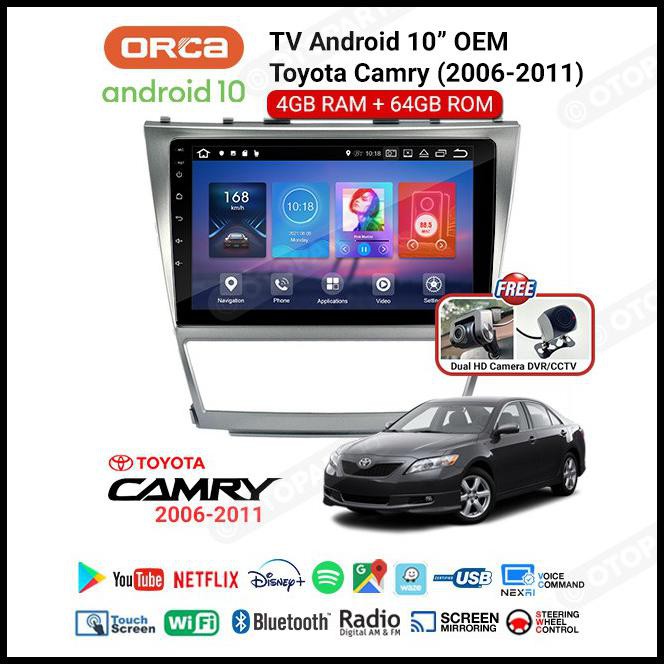 Jual Head Unit Android 10 Inch Pro Dvr Toyota Camry 2006-2011 Orca (4 ...
