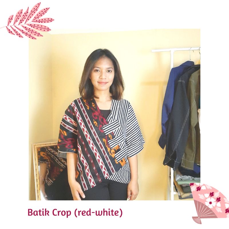 Jual Crop Batik (merah-putih) | Shopee Indonesia