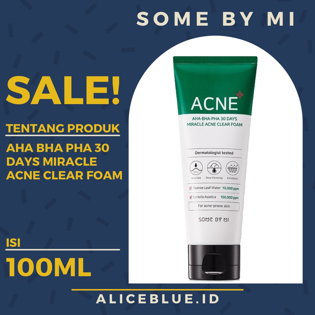 Jual AHA BHA PHA Miracle Acne Clear Foam Original 100ml | Shopee Indonesia