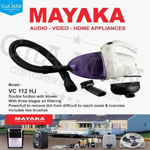 Jual Vacum Cleaner & Blower Mayaka VC 112 HJ Sedotan Kuat -Hemat ...
