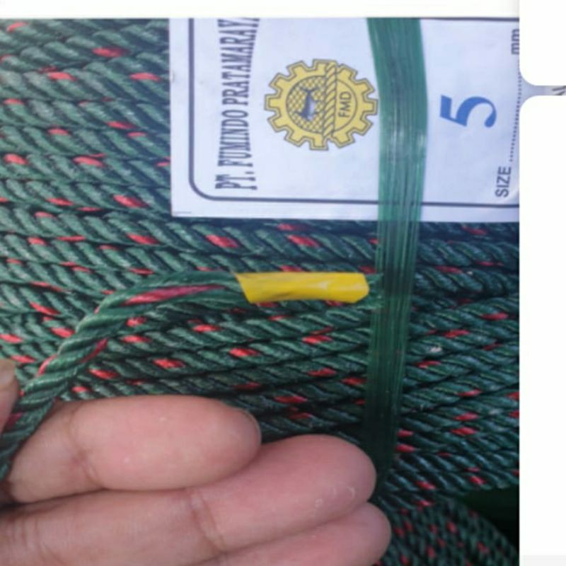 Jual Tambang plastik 5 mm, tali tambang pe roll, tali tambang per ...