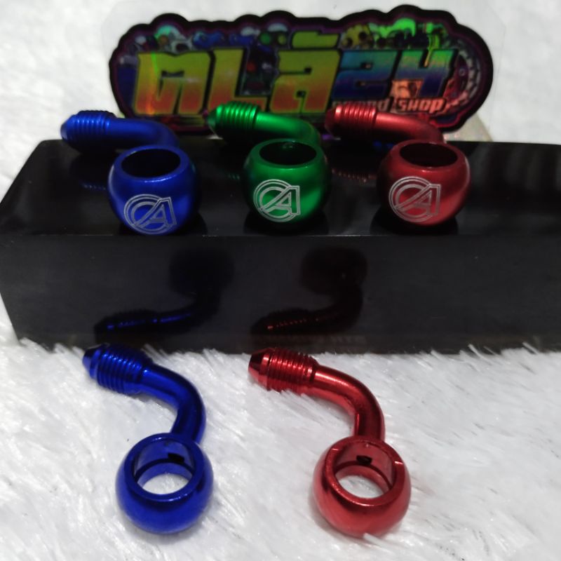 Jual banjo Activ selang rem thailand 90° dan banjo lurus original ...