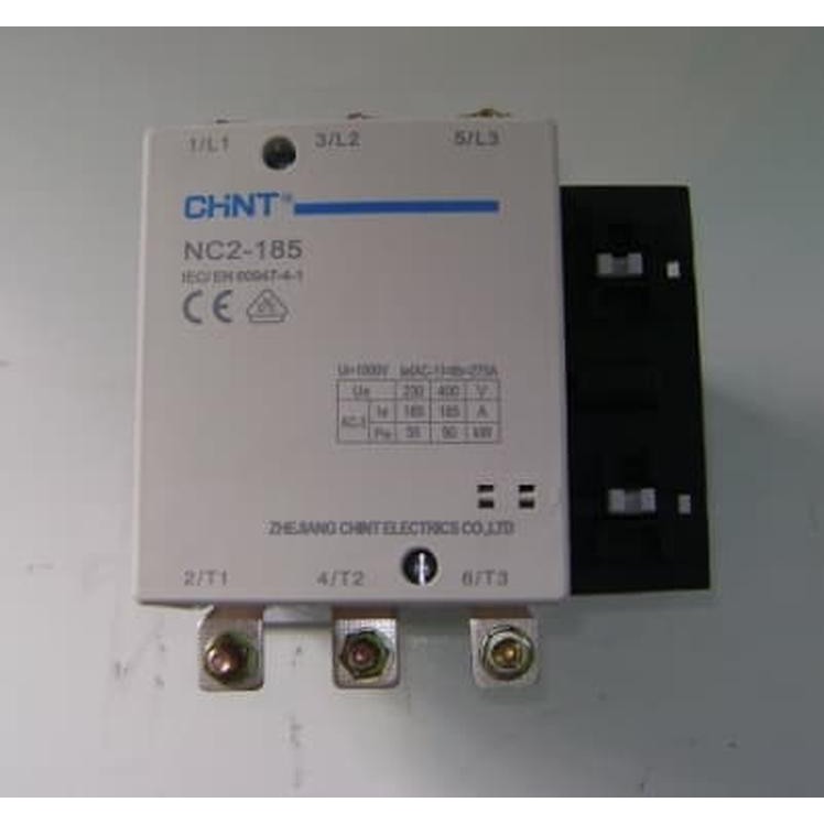 Jual Magnetic Contactor CHINT NC2-185 90kW sparepart | Shopee Indonesia