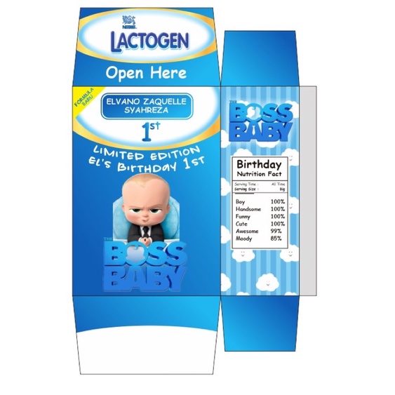 Jual box susu custom | Shopee Indonesia