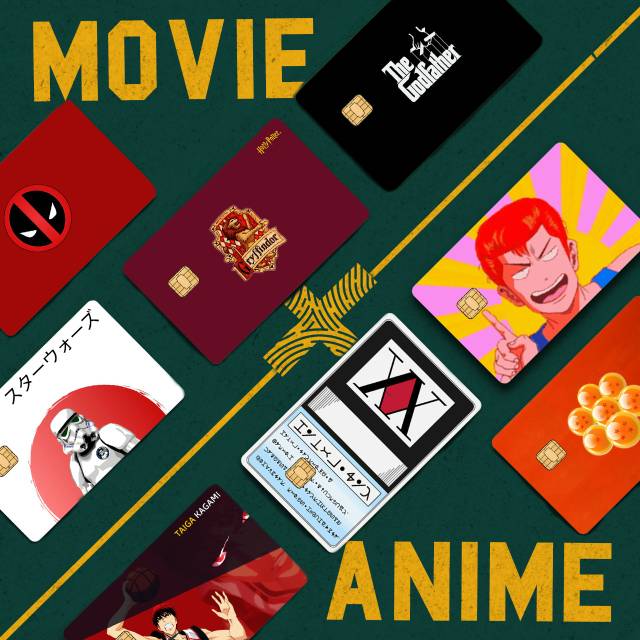 Jual Skin Card/Sticker Kartu ATM (MOVIE/ANIME EDITION) | Shopee Indonesia