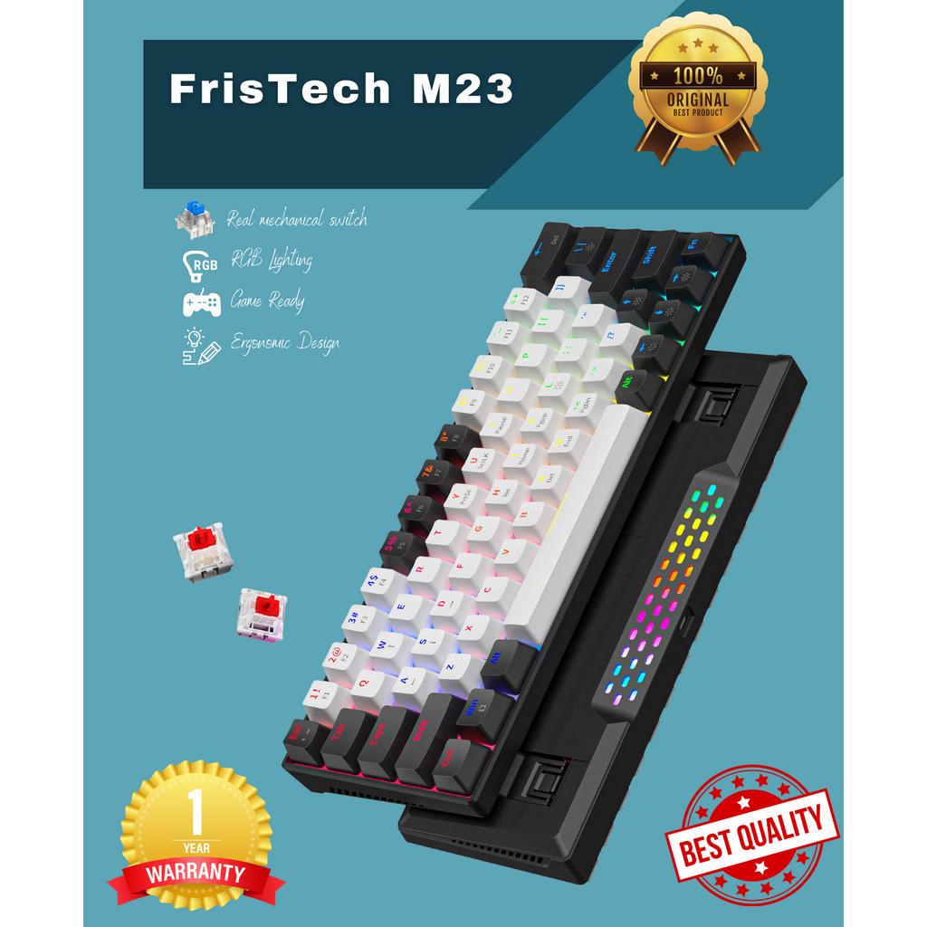 Jual FrisTech Mechanical Keyboard M23 RGB LED Hot Swappable | Shopee Indonesia