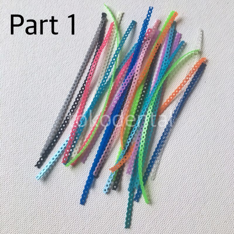 Jual Ligature Chain Power Chain (Part 1) 20 cm Karet Behel Tarik ...