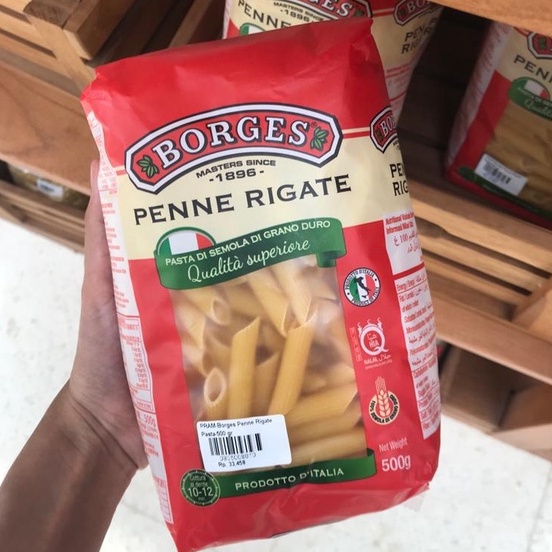 Jual BORGES Pasta Penne Rigate 500gr | Shopee Indonesia