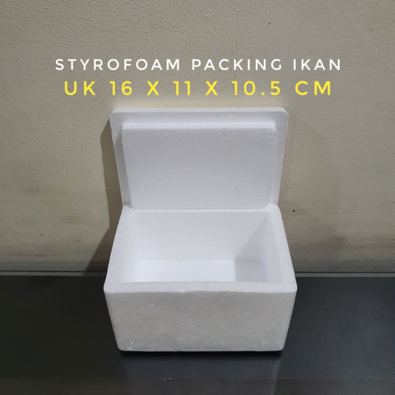 Jual Styrofoam Packing Ikan Cupang / Box Paxel / Sterefoam Box 16 x 11 ...