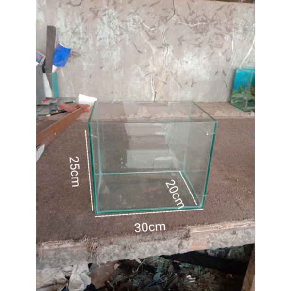 Jual Aquarium kaca 30x20x25 | Shopee Indonesia