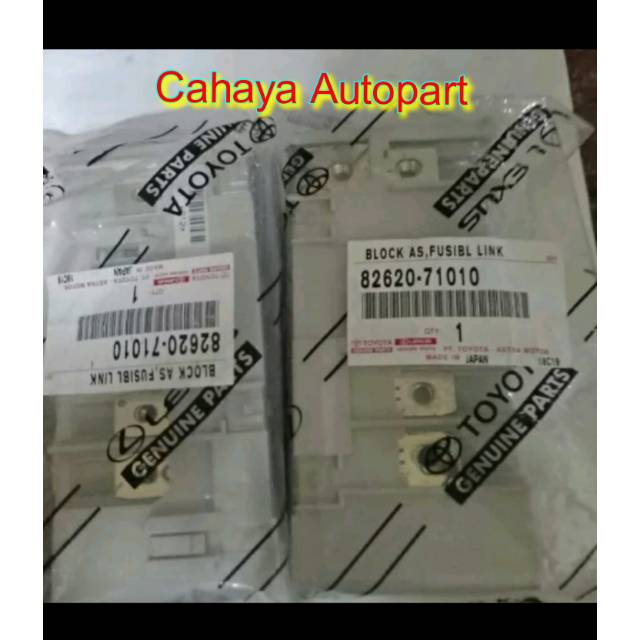 Jual fuse box skring putih toyota innova barang asli baru bergaransi ...