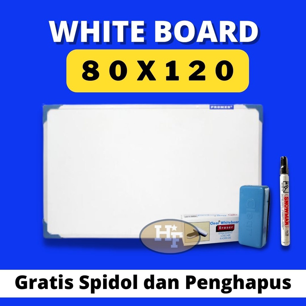 Jual Whiteboard 80 x 120 / Papan Tulis White Board / White Board ...