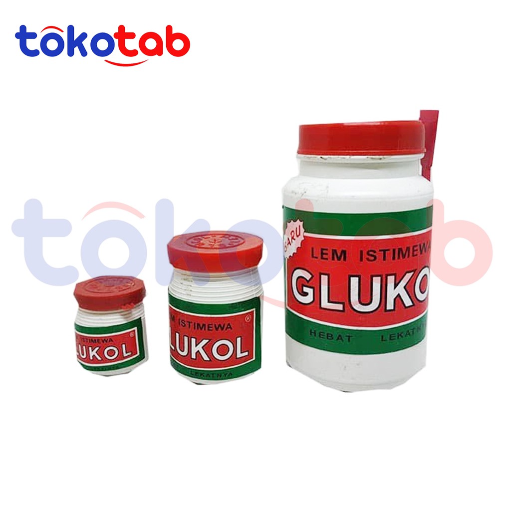 Jual Tokotab - Lem Kertas GLUKOL All Variant | Shopee Indonesia