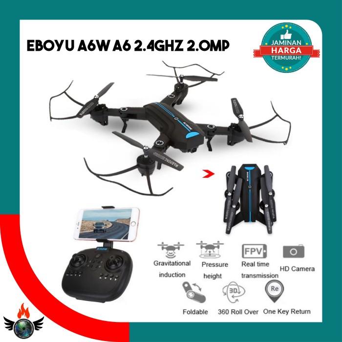 Jual EBOYU A6W A6 2.4Ghz 2.0MP Wide Angle Selfie Drones Foldable RC ...
