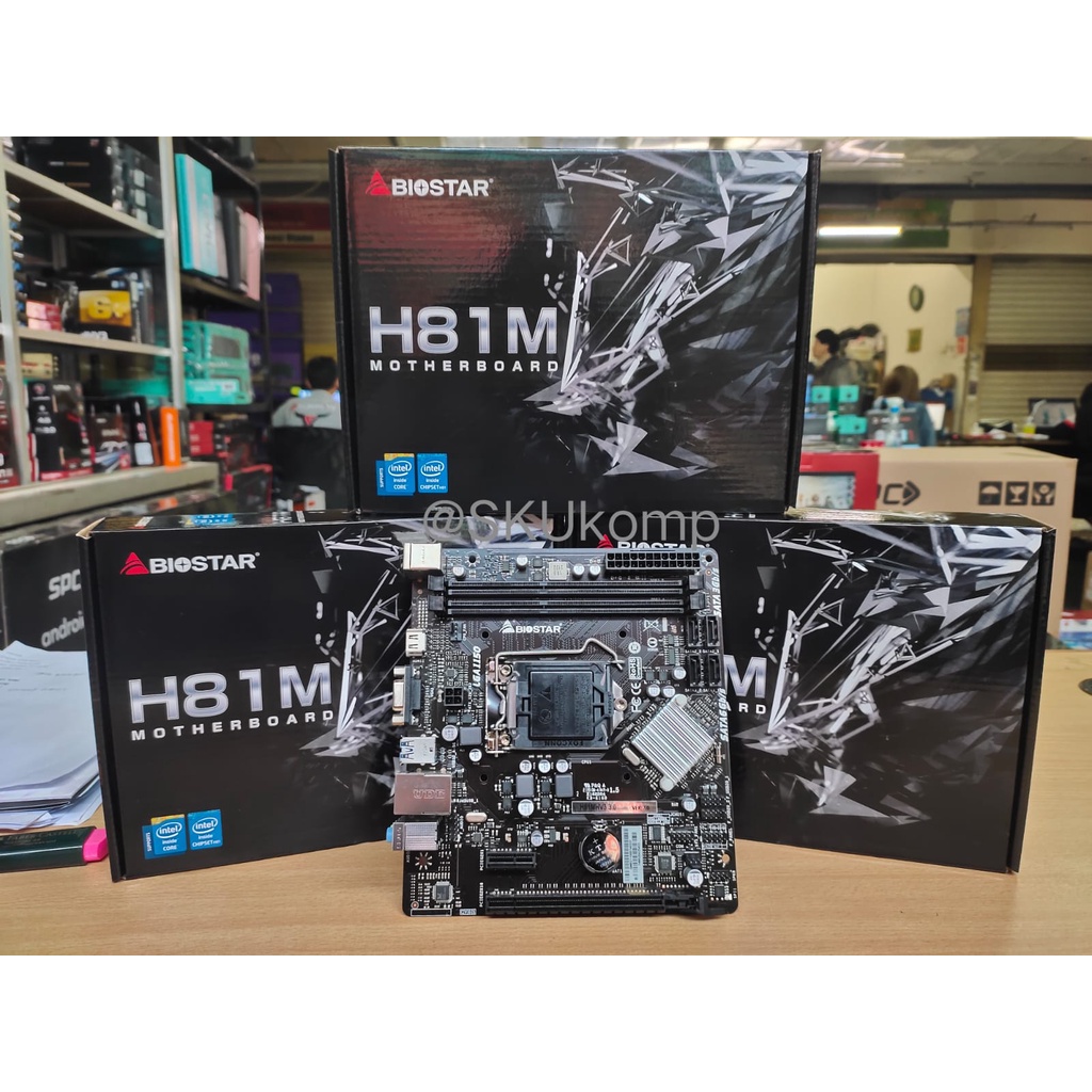 Jual MOBO/MOTHERBOARD BIOSTAR H81 SOCKET 1150 DDR3 USB3 | Shopee Indonesia