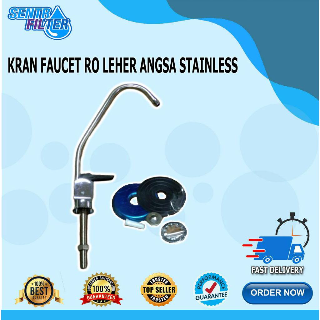 Jual Keran Air Faucet RO - Kran Air Leher Angsa - Stainless Steel ...