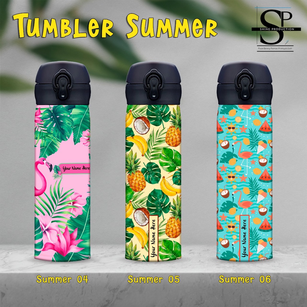 Jual Botol Minum Custom Nama Termos 500 ML | Shopee Indonesia