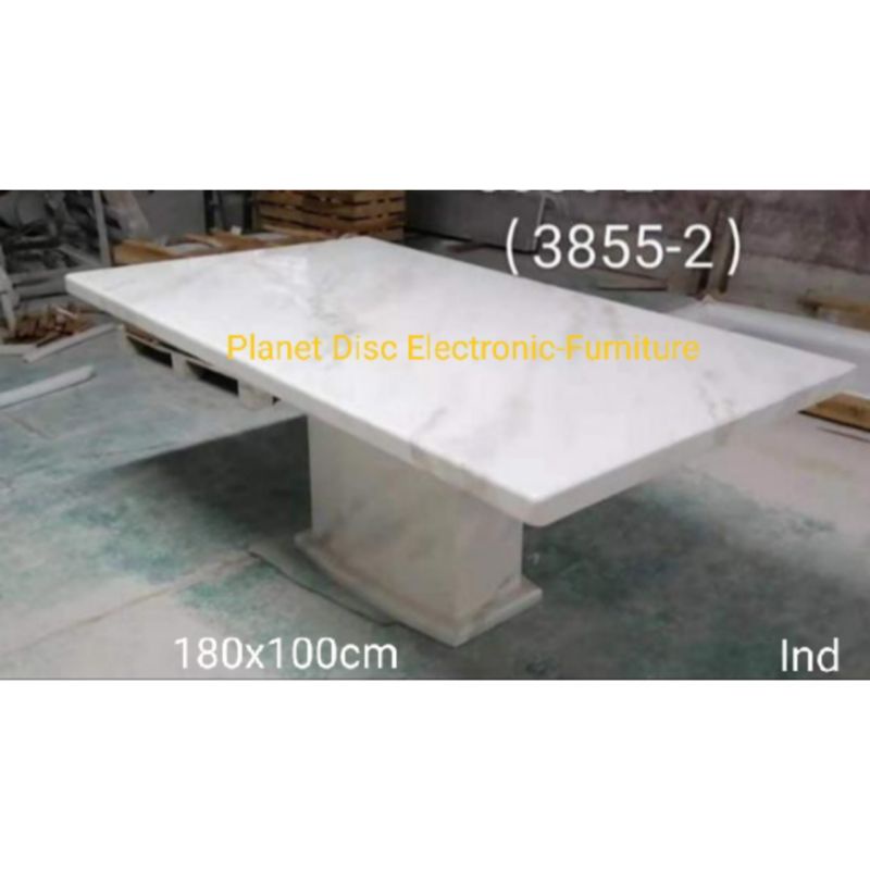 Jual Meja Makan Batu Marmer 180cm Meja Marmer Dining set Meja makan ...