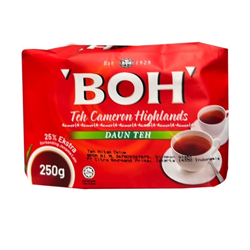 Jual Boh Teh Cameron Highland 250gr Daun Teh Hitam Bubuk Daun Kameron ...