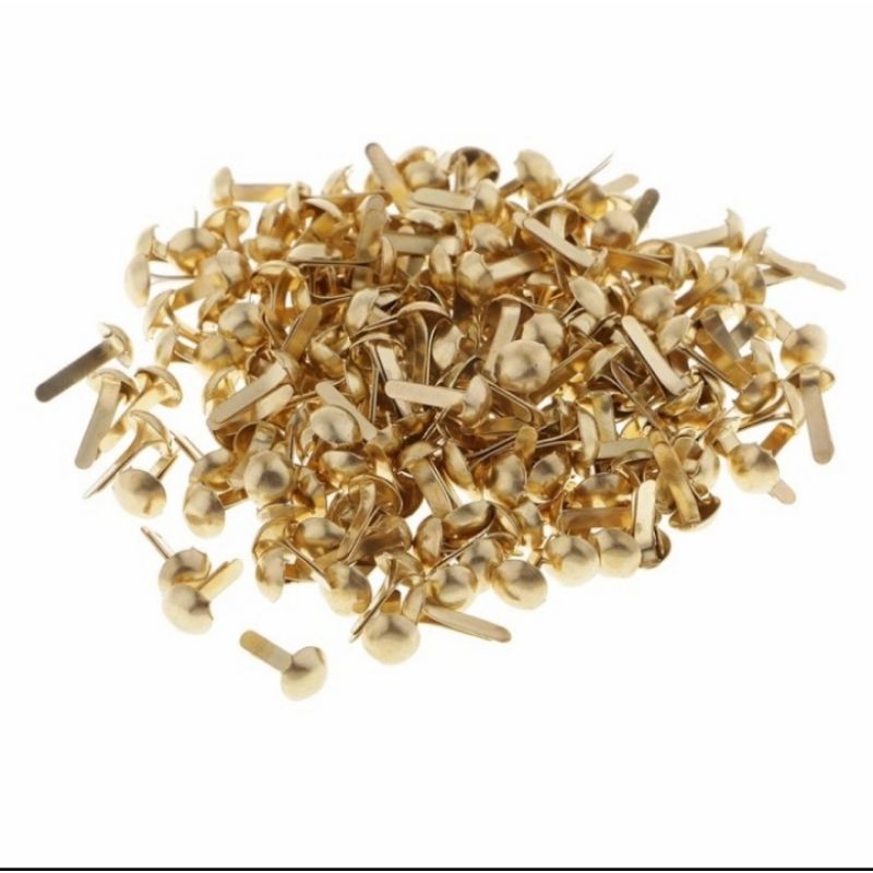 Jual 1 pcs paper fastener paku belah mini brads split pin mainan anak ...