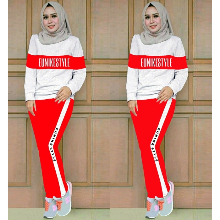 Jual PAKAIAN-0R- SETALAN TRAINING OLAHRAGA - BAJU SENAM - MILLY SET ...