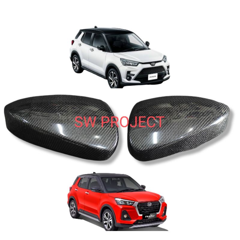 Jual Cover Spion Carbon Kevlar Toyota Raize Daihatsu Rocky | Shopee ...