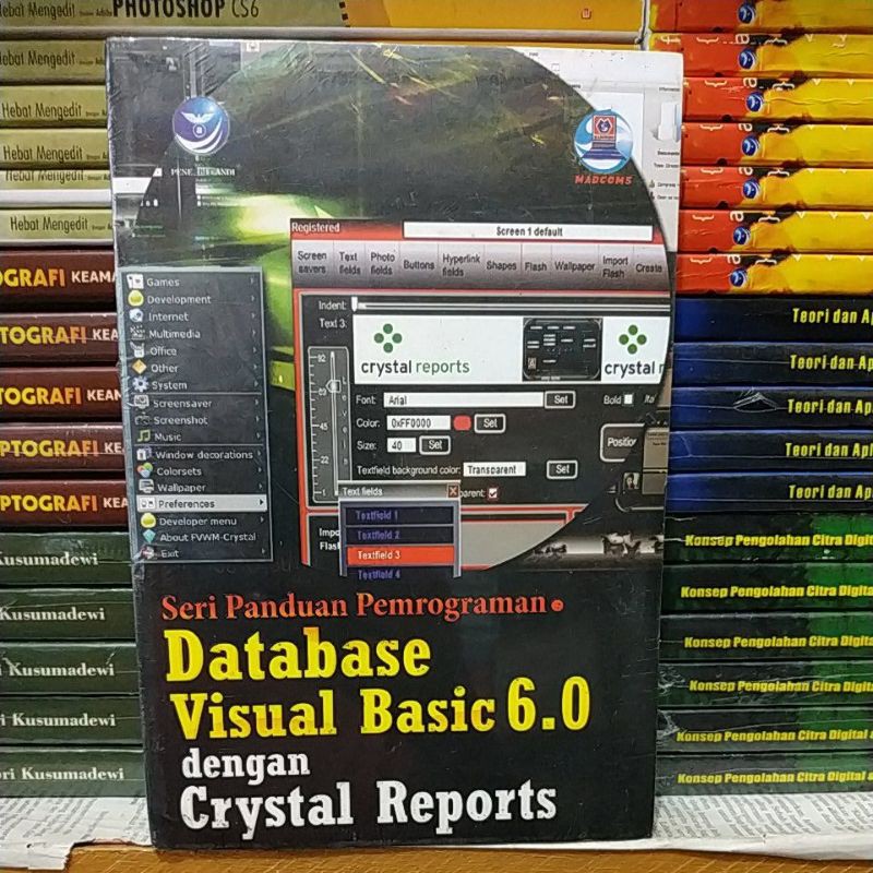 Jual seri panduan pemrograman database visual basic 6.0 dengan crystal report original | Shopee ...